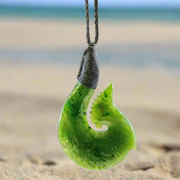 Hawaiian Makau & Maori Hei Matau Fish hook Necklaces Earthbound Pacific ...